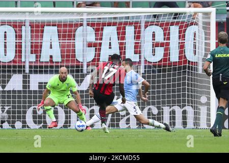 Rafael Leao of AC Milan scores a penalty during Serie A 2025/26 ...