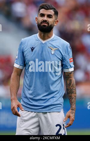 Elseid Hysaj of S.S. LAZIO during the 29th day of the Serie A ...