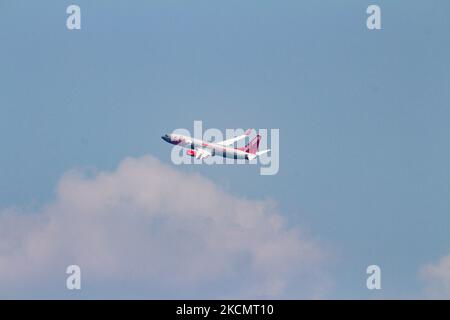 Jet2 Boeing 737 flight safety card Stock Photo - Alamy