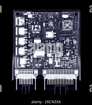 X-ray image of engine control unit or ECU in Motorcycle or Bigbike ...