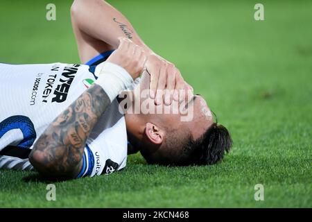 Lautaro Martinez of FC Internazionale injured during Serie A 2025/26 ...