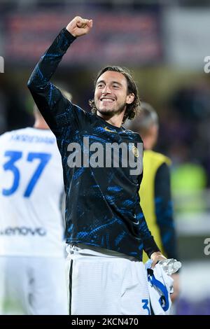 Matteo Darmian of FC Internazionale celebrates scoring first goal ...