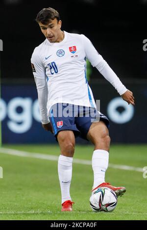 David Strelec of Slovakia during the FIFA World Cup Qatar 2022 Group H ...