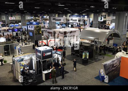 Association of United State Army (AUSA) hold an exhibition about ...