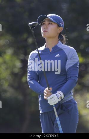 Danielle Kang of USA action on the 5th green during an BMW LADIES CHAMPIONSHIP at LPGA ...