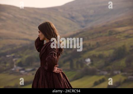 EMMA MACKEY in EMILY (2022), directed by FRANCES O'CONNOR. Credit ...