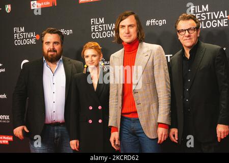 Actor Lars Eldinger, Tristan Seith, Ronald Kukulies and Lukas T ...