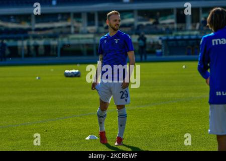 Manuel Lazzari of SS Lazio during Serie A Football Match, Lazio vs Roma, 12 Nov 2023 (Photo by ...