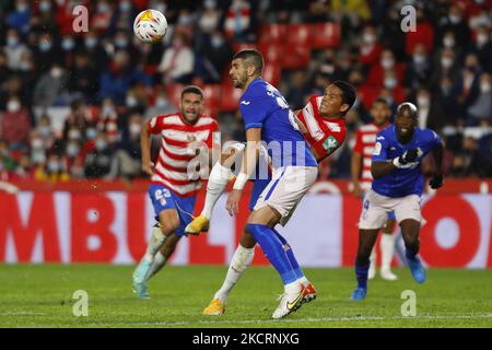 Granada CF player Carlos Bacca seen in action during the pre-season match between Granada CF and ...