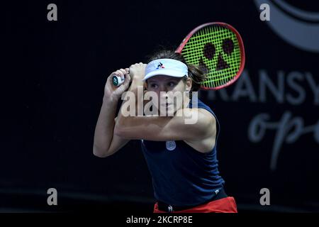 Varvara Gracheva in action during the Women's Singles Semi-final match ...