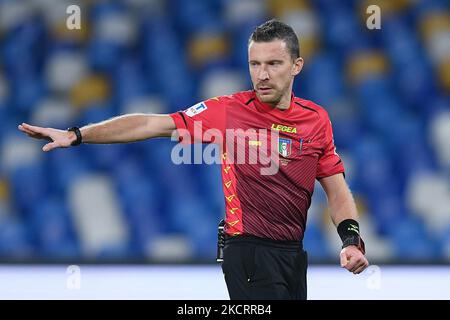 Referee Marco Serra during the Serie A match between SSC Napoli and ...