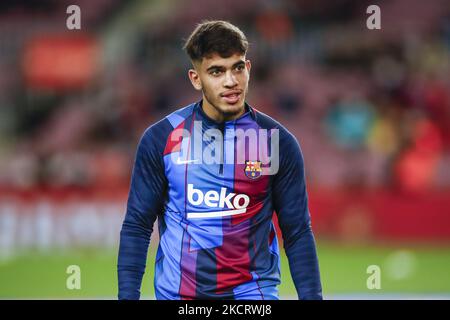 33 Abde Ezzalzouli of FC Barcelona lamenting a goal during the La Liga ...