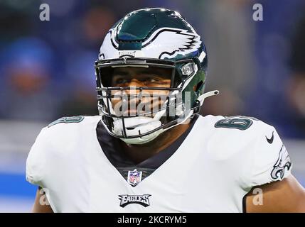 Philadelphia Eagles' Jordan Mailata warms up before an NFL football ...