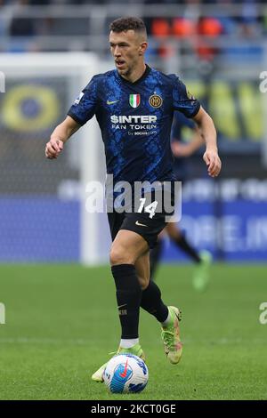 Ivan Perisic of FC Internazionale in action during the Serie A 2021/22 ...