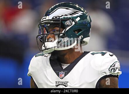 Philadelphia Eagles wide receiver Quez Watkins (16) wears his "My Cause ...