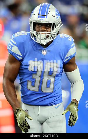Detroit Lions defensive back C.J. Gardner-Johnson (2) runs a drill ...
