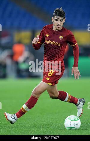 Gonzalo Villar of AS Roma during the UEFA Europa League Group A stage ...