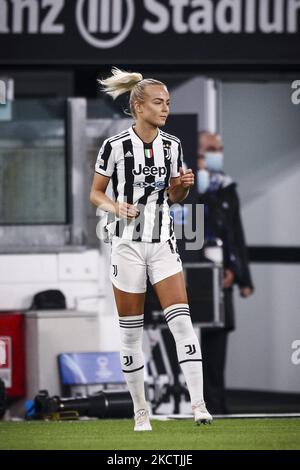 Juventus defender Matilde Lundorf Skovsen (12) looks on during the ...