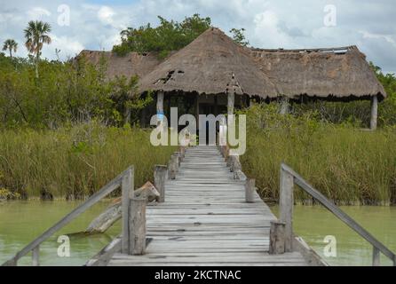 Laguna de Kaan Luum in Tulum, Quintana Roo, Mexico Stock Photo - Alamy