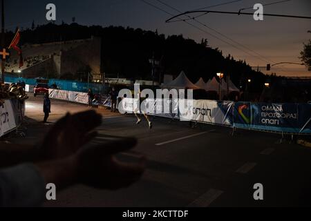 Athens authentic marathon medal Stock Photo - Alamy
