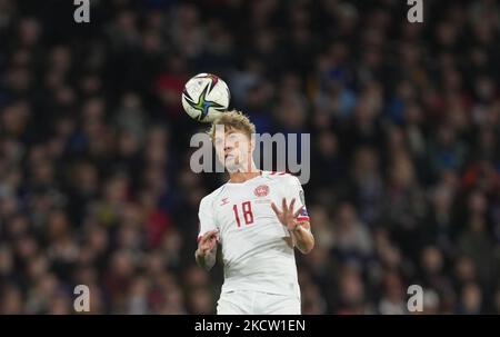 Daniel Wass of Denmark during Scotland against Denmark, World Cup ...