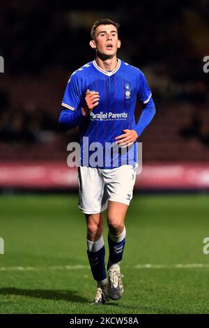 Oliver Kilner of Oldham Athletic during the FA Cup match between ...