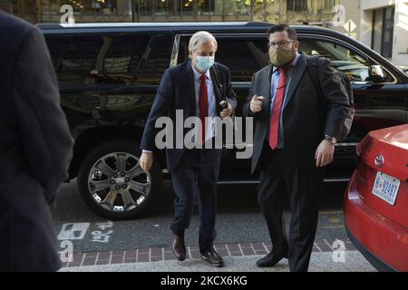 Presidential candidate Jose Antonio Kast of the Republican Party, holds ...