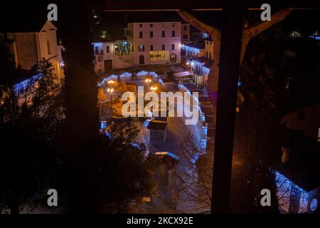The village of Greccio, site of the first nativity scene in history ...