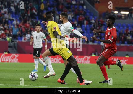 (10) MARWAN HAMDY of Egypt team celebrate after score first goal during ...
