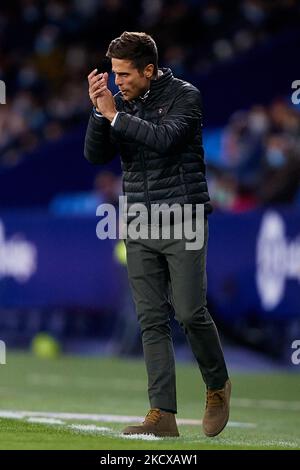 Alessio Lisci, head coach of CA Osasuna during the Spanish championship ...