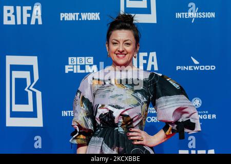 LONDON, England - DECEMBER 05: Jo Currie BBC reporter during Vitality ...