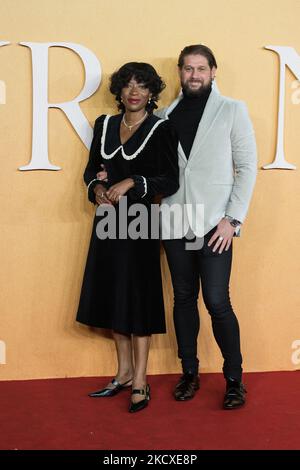 London, UK . 7 December, 2021 . Onyi Moss (L) at the the UK Premiere of ...