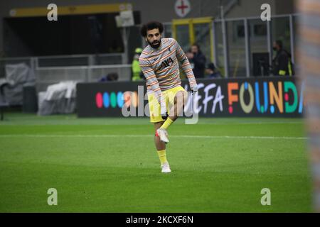 MILAN, ITALY - DECEMBER 07: Mohamed Salah of Liverpool during the UEFA ...