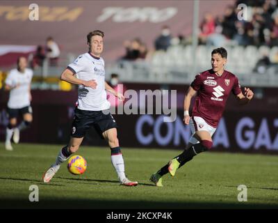 Mattias Svanberg of Bologna during the Serie A match at Stadio Grande ...