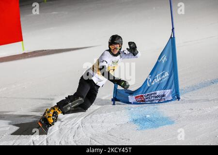Dmitrii LOGINOV RUS during the Snowboard 2021 FIS Snowboard World Cup ...