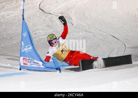 Michal NOWACZYK POL during the Snowboard 2021 FIS Snowboard World Cup ...