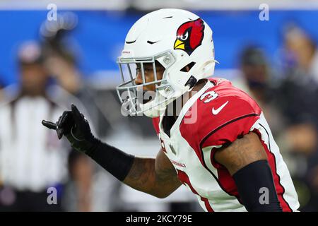 Arizona Cardinals safety Budda Baker (3) is introduced before an NFL ...