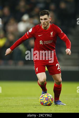 Liverpool's Andrew Robertson during the Premier League match between ...