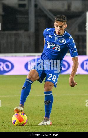 Samuele Ricci of AC Milan in action during the Serie A Enilive match ...