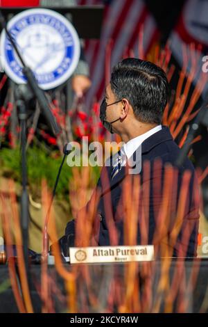 Mayor-elect Aftab Pureval and elected City Council Members are sworn ...