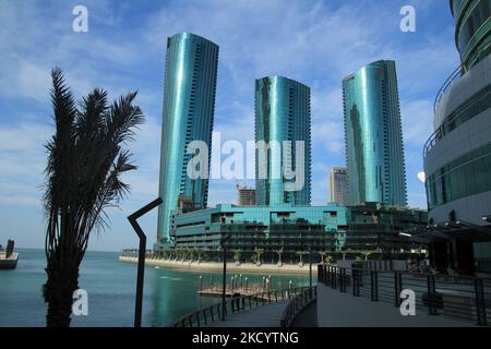 Manama, Bahrain. 02nd Nov, 2022. View of the Villamar Towers at the ...
