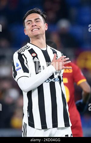 Paulo Dybala of AS Roma looks dejected during the Serie A match between ...