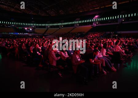 Lisbon, Portugal. 04th Nov, 2022. Nick MacShane, Founder at Progress Ventures, addresses the ...