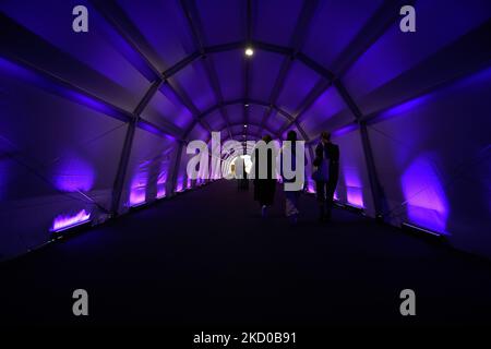 Lisbon, Portugal. 04th Nov, 2022. Nick MacShane, Founder at Progress Ventures, addresses the ...