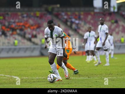 Musa Noah Kamara of Sierra Leone during Sierra Leone versus Ivory Coast ...