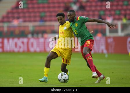 Karl Toko Ekambi of Cameroon and Amanuel Gebremichael of Ethiopia ...