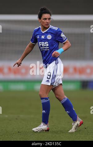 . Jess Sigsworth of Leicester City gestures during the Barclays FA ...