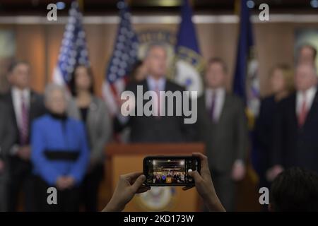 House Republican Leader Kevin McCarthy, R-Calif., speaks during his ...