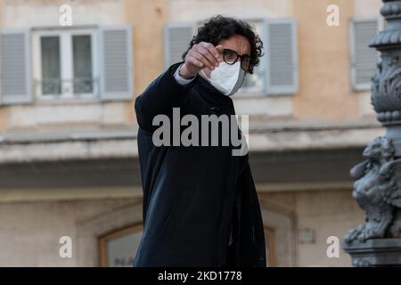 Danilo Toninelli on January 24, 2022 in Rome, Italy. The Italian ...