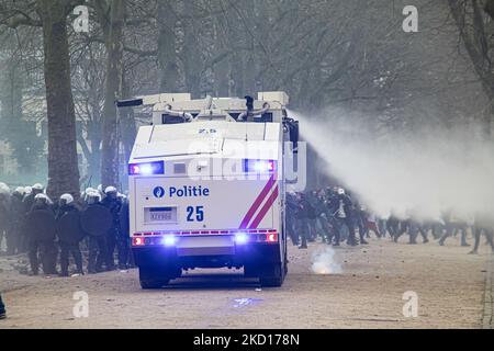 Police water cannon vehicle for social events and riot control Stock ...